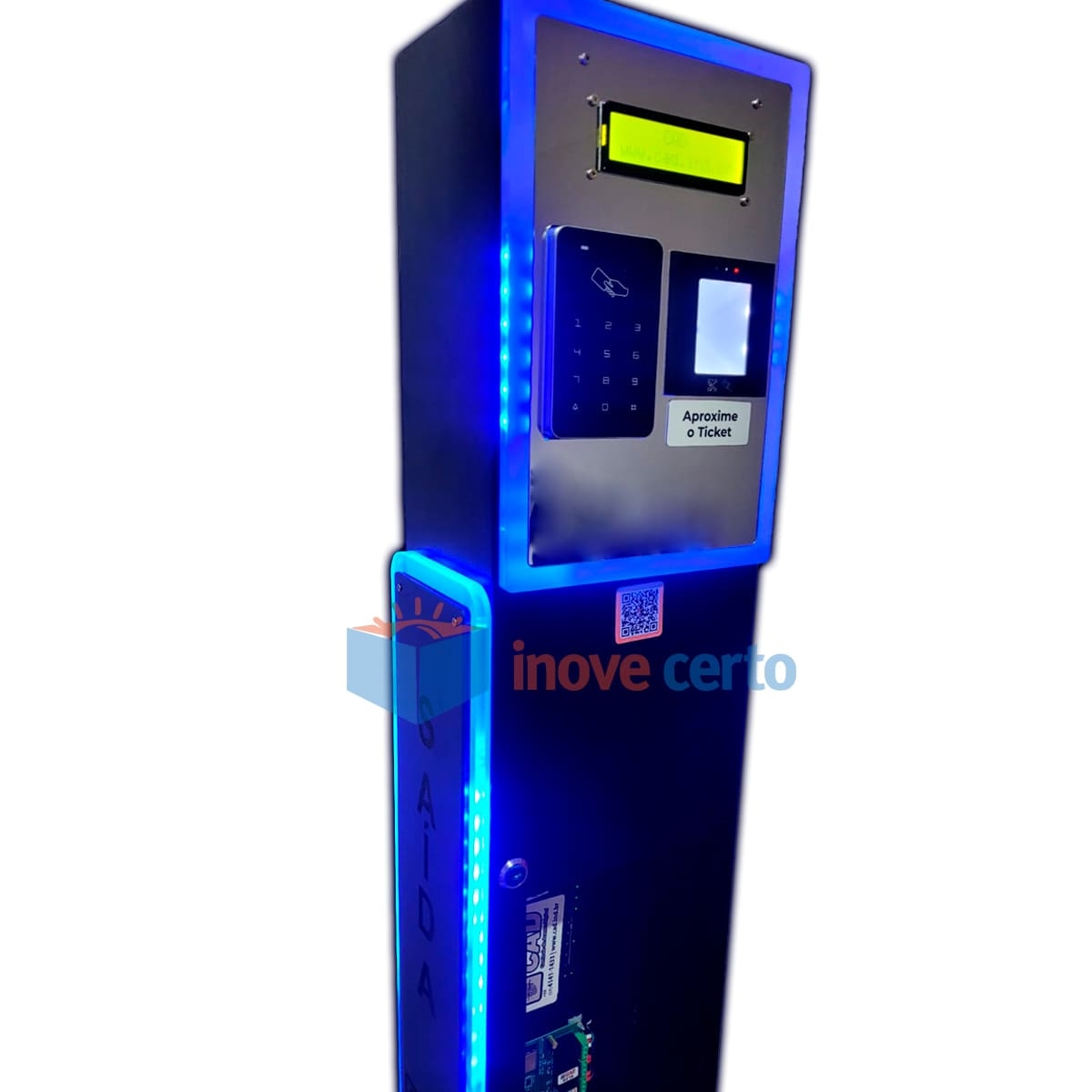 Totem Leitor de Tickets, Código de Barras e QR-Code Pegasus - Totem ...